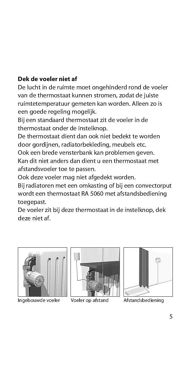 Sanispecials.nl | Danfoss thermostaatkop met voeler-bediening op ...