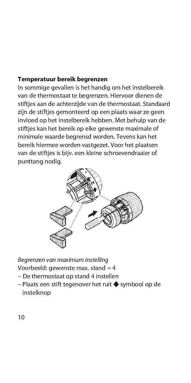 Sanispecials.nl | Danfoss thermostaatkop met voeler-bediening op ...